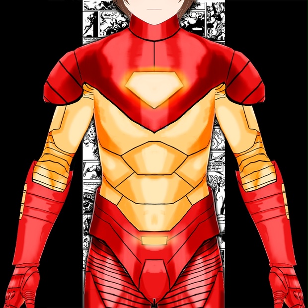 【VRoid】 Iron Man Modular Armor Costume - 𝗡𝗢𝗦𝗧𝗔𝗟𝗚𝗜𝗔 𝗦𝗧𝗢𝗥𝗘 - BOOTH