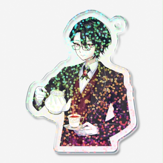 Cloneホログラムアクリルキーホルダー半年記念 - clonekuron - BOOTH