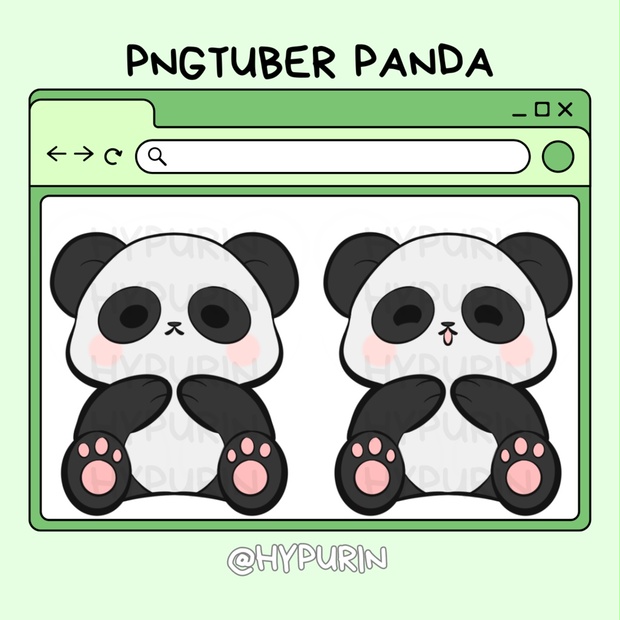 PNGTUBER CHIBI PANDA - Hypurin - BOOTH