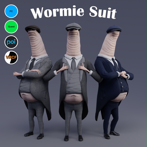 Wormiesock Suit - Kioshi's Corner - BOOTH