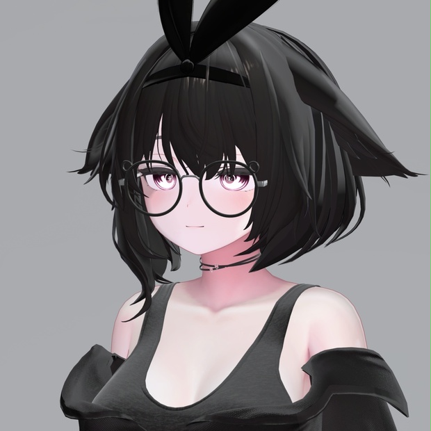 くまみみメガネ【VRChat対応】 - Ayn. - BOOTH