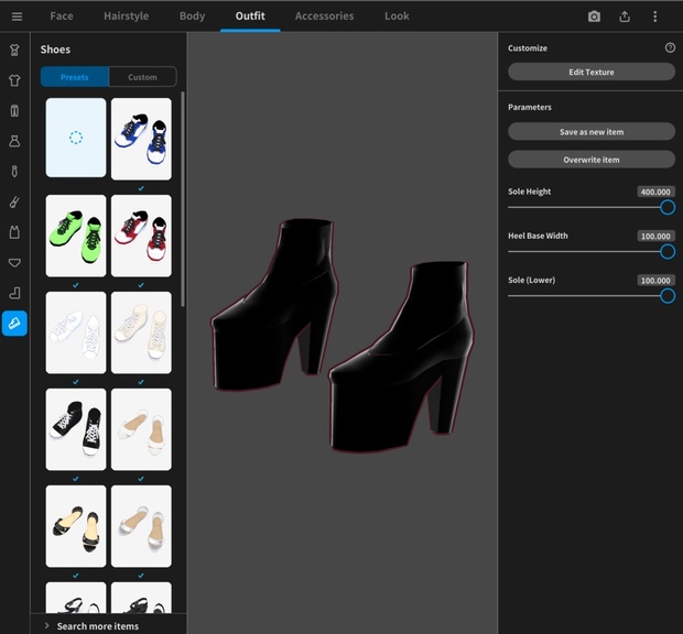 Distraction free clothing/accessories displayer. - CuteWaterBeary - BOOTH