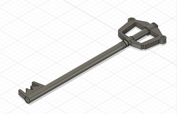 【無料】メル式キーブレード（無着色） - Mel's WorkShop - BOOTH