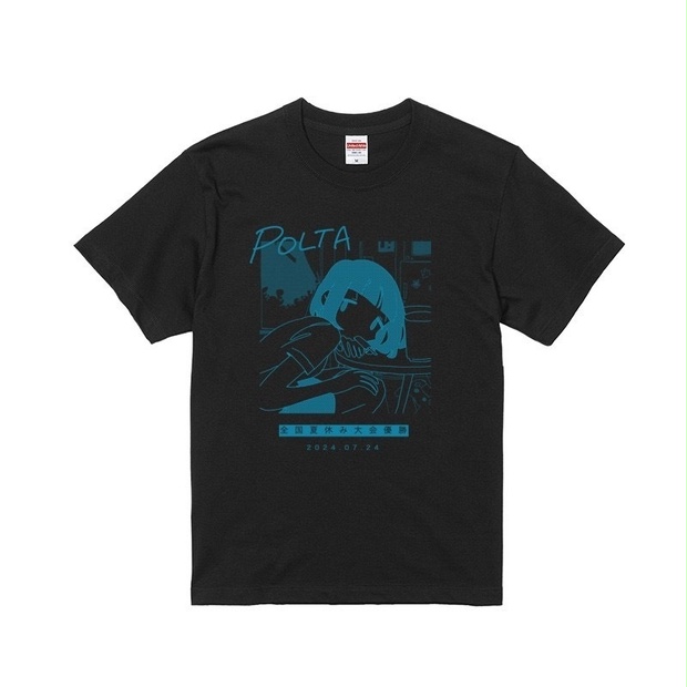 【受付終了】POLTAニューシングルTシャツ（黒）＋クリアファイル＋ステッカー - POLTA OFFICIAL GOODS SHOP - BOOTH