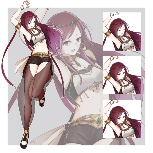 【無料/有料】立ち絵 踊り子 - 9685 - BOOTH