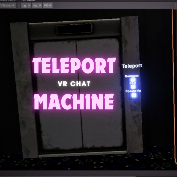 Easy Teleport Machine VR Chat - maticsworlds - BOOTH