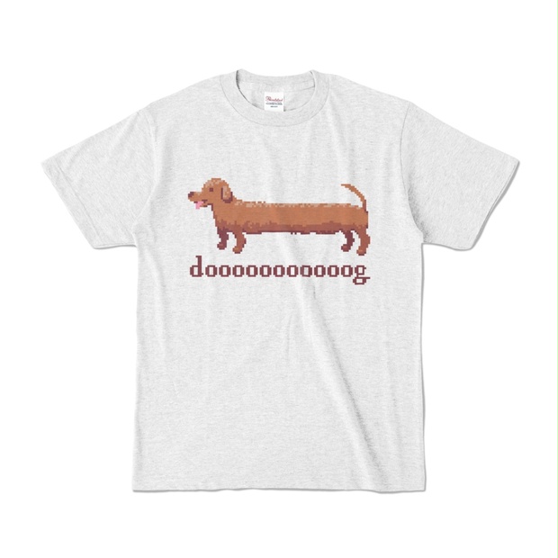 dooooog ドット絵カラーTシャツ - Nenokuni Studio PIXELTHING - BOOTH