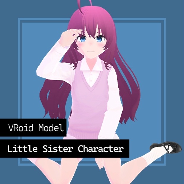 【VRoid/VRM】 Little Sister Character - Demon0no - BOOTH
