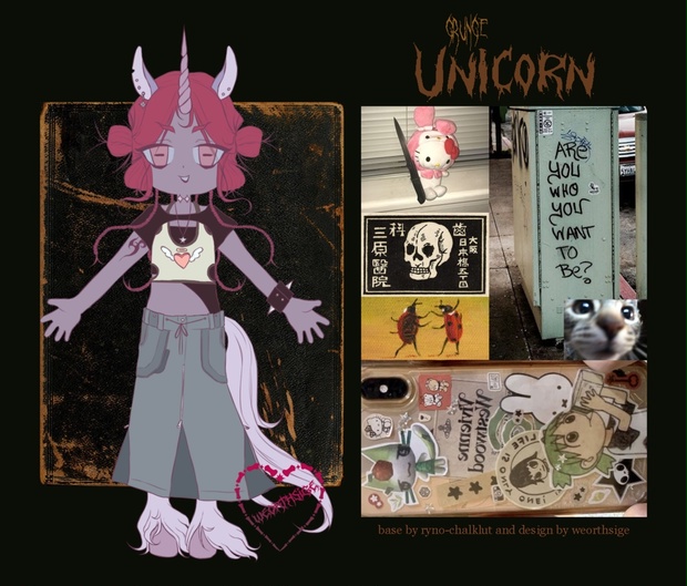 Grunge Unicorn Adopt - 🇷 🇴 🇹 🇹 🇪 🇳 🇵 🇺 🇵 🇵 🇪 🇷 - BOOTH