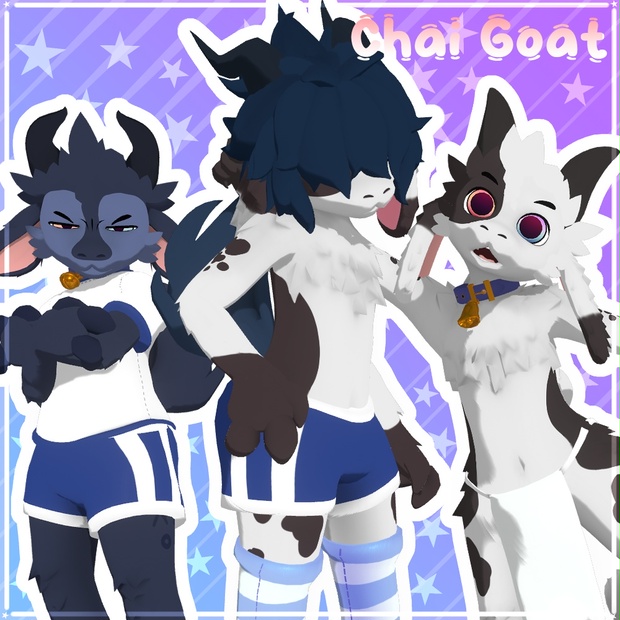 Chai Goat [VRCHAT AVATAR - PC/QUEST] - V1.2 - remydoodlekin - BOOTH
