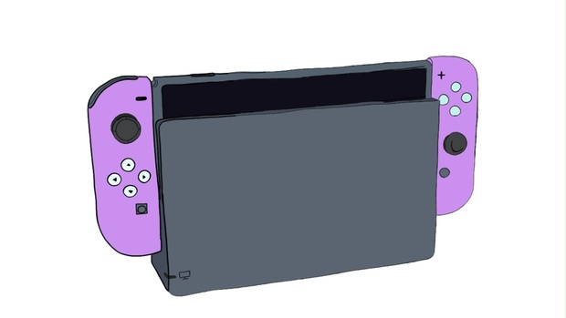 Purple-PortableGameSystem - Smokey's Shop - BOOTH
