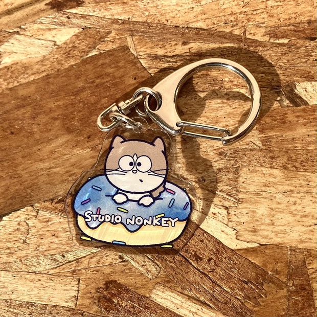 アクリルキーホルダー【ブルー】 - STUDIO NONKEY - BOOTH