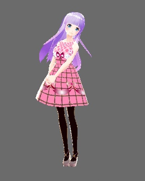 Ichigo Idol inspired VRoid sundress - landimonk - BOOTH