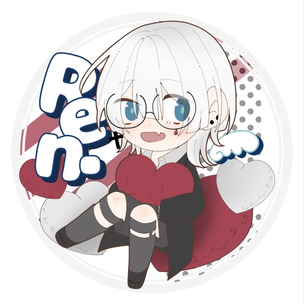 【Ren.】缶バッジ(デフォルト) - Ranche BOOTH - BOOTH