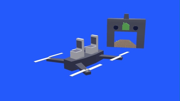 RC Drone for vrchat udon worlds - hensmclag - BOOTH