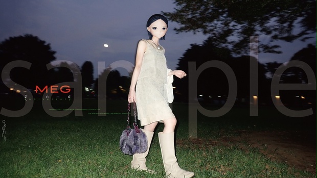 MEG 2nd anniversary ︎ desktop pic(2) - Q27600 - BOOTH