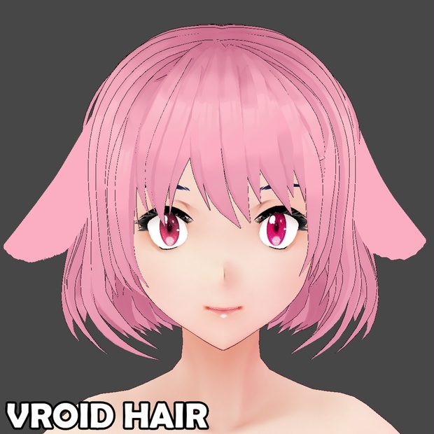 (VROID) Hair with dog ears - jonathan-yuri - BOOTH