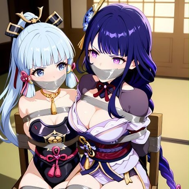 心海、綾華、宵宮と雷電将軍 DID 画集 | Kokomi, Ayaka, Yoimiya & Raiden Shogun in Distress image set - ryuzaki-ai ...