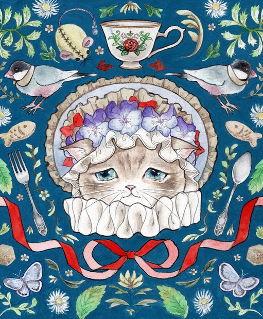 【原画】マルガリータの憂鬱な午後 - ぎんいろ堂 - BOOTH