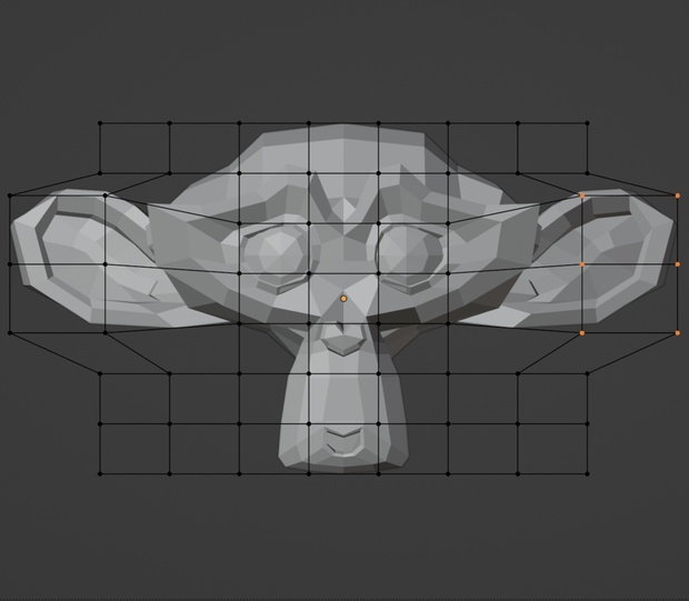 Simple Lattice Mirror (Blender アドオン) - 鮪技研 - BOOTH