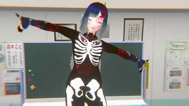Anatomy Demon model vroid studio (vrm file) - limittale - BOOTH