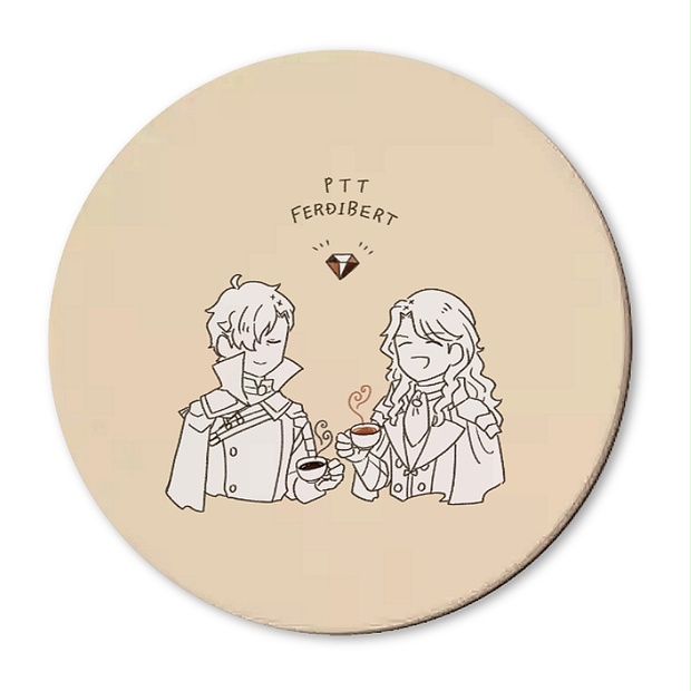 PTT Ferdibert コースター - ヒレサカ - BOOTH