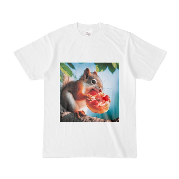 Squirrel eating donut（ドーナツを食べるリス） - Shiba.Inc - BOOTH