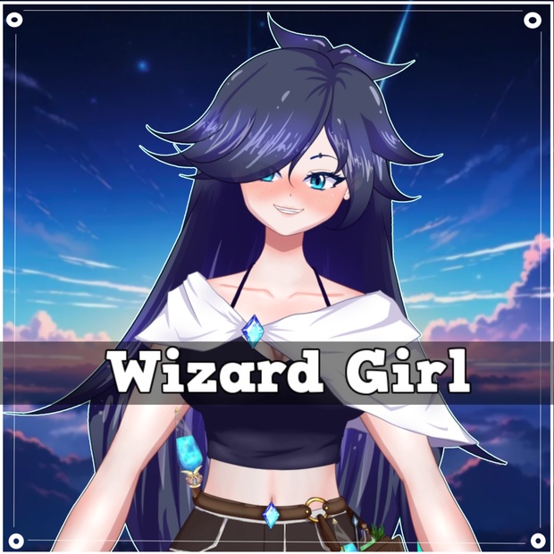 Vtuber 2d Avatar Adventurer, 8 expressions + Chivi version. Girl, Chica ...