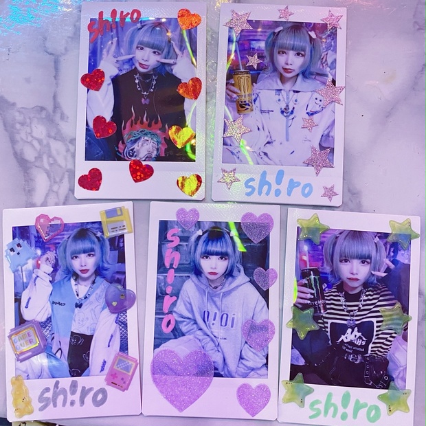 限定チェキ5枚SET - shiro-official - BOOTH