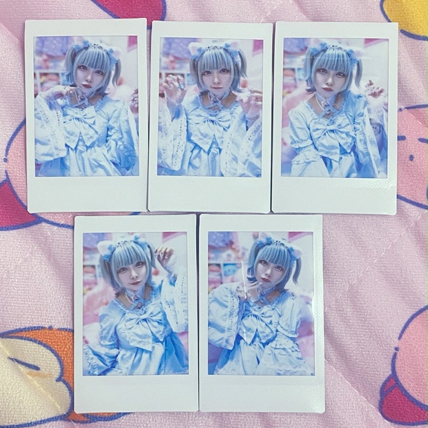 水色ロリータチェキ - shiro-official - BOOTH