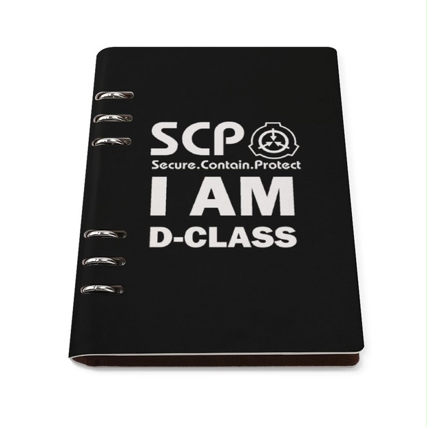 【SCP財団】PUレザー A5ノート Design-4 - cczakka-ご注文前に確認 - BOOTH