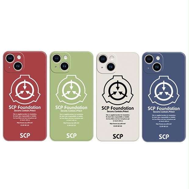 【SCP財団】4色 ソフトiPhoneケース - cczakka-ご注文前に確認 - BOOTH