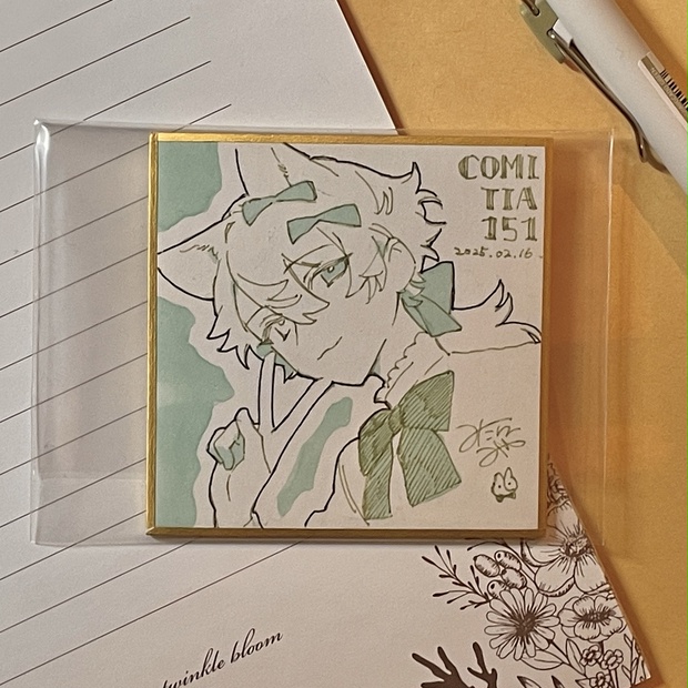 COMITIA151 色紙原画 - みたに屋さん - BOOTH