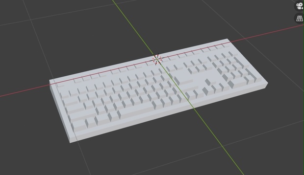 【unitypackage、fbx】キーボード - 3d-model - BOOTH