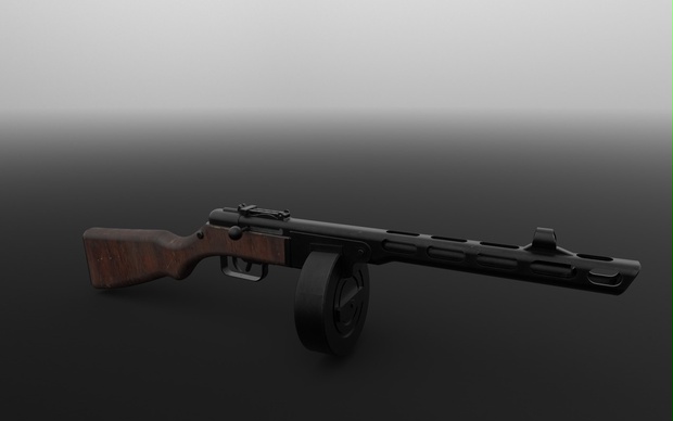 PPsh-41.fbx unityアセット同梱版 - Hiata - BOOTH