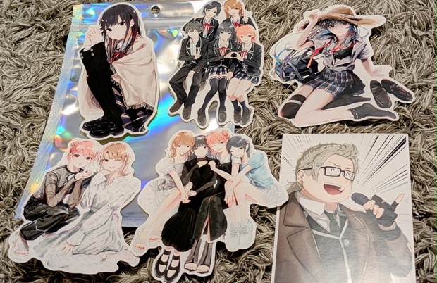 俺ガイル ステッカー6枚組セット - Hayaseworks - BOOTH