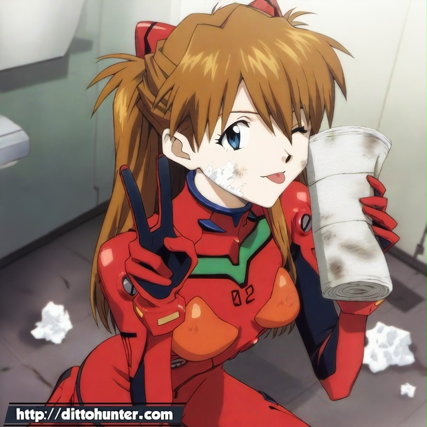 [R-18] - Asuka Langley in the men's restroom - (353 pics) - DiTtO Seeker - BOOTH