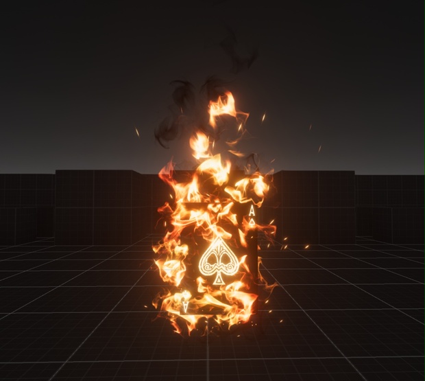 【Unity/VRChat】Fire Ace of Spades Card Springjoint Ball by Raivo ...