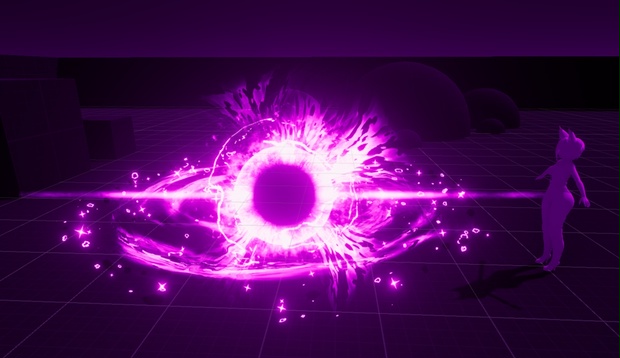 【Unity/VRChat】Dark Star Spell by Raivo - raivovfx - BOOTH