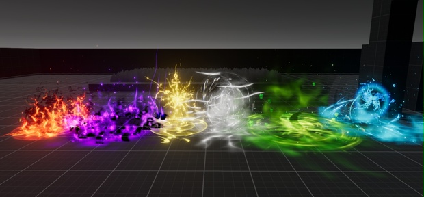 【Unity/VRChat】Elemental Auras by Raivo - raivovfx - BOOTH