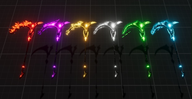 【Unity/VRChat】Elemental Scythe by Raivo - raivovfx - BOOTH