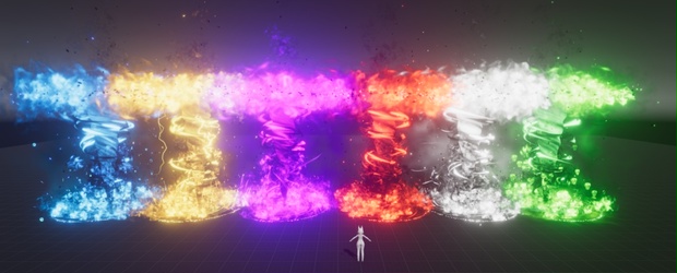 【Unity/VRChat】Elemental Tornados by Raivo - raivovfx - BOOTH