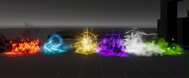 【Unity/VRChat】Elemental AFK Particles by Raivo - raivovfx - BOOTH