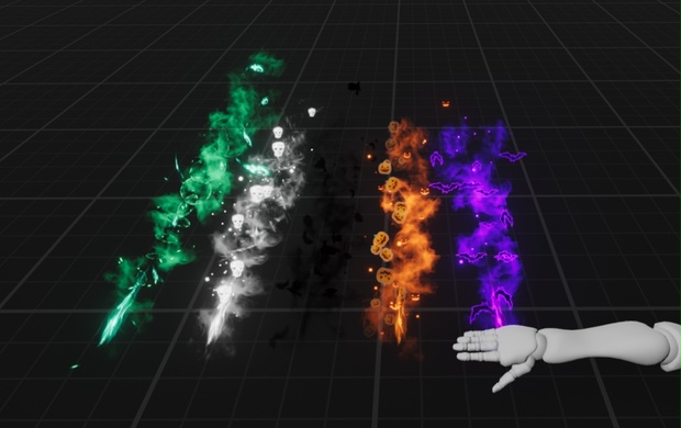 【Unity/VRChat】Spooky Hand Particles by Raivo - raivovfx - BOOTH