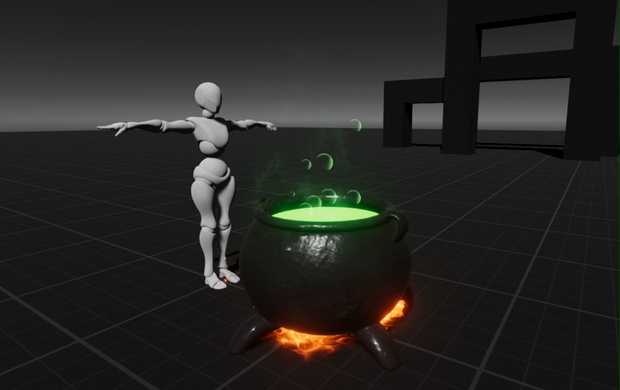 【Unity/VRChat】Witch Cauldron by Raivo - raivovfx - BOOTH