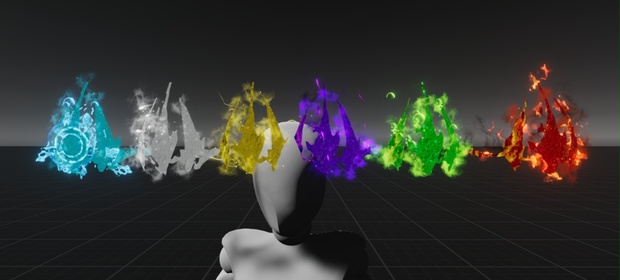 【Unity/VRChat】Elemental Crowns by Raivo - raivovfx - BOOTH