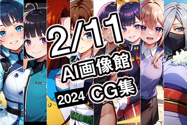 【期間限定】【2月11日】AI画像館CG集【2024】 - AI画像館 - BOOTH