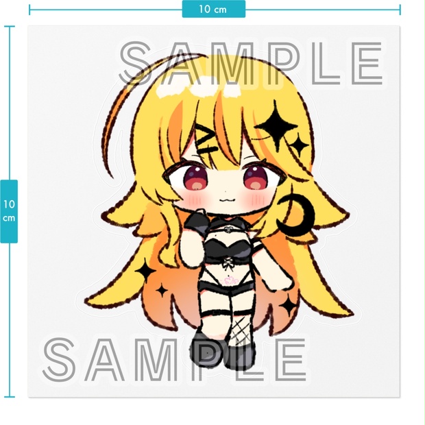 しののめ【通常衣装①】ステッカー - mwmwm-snnm - BOOTH