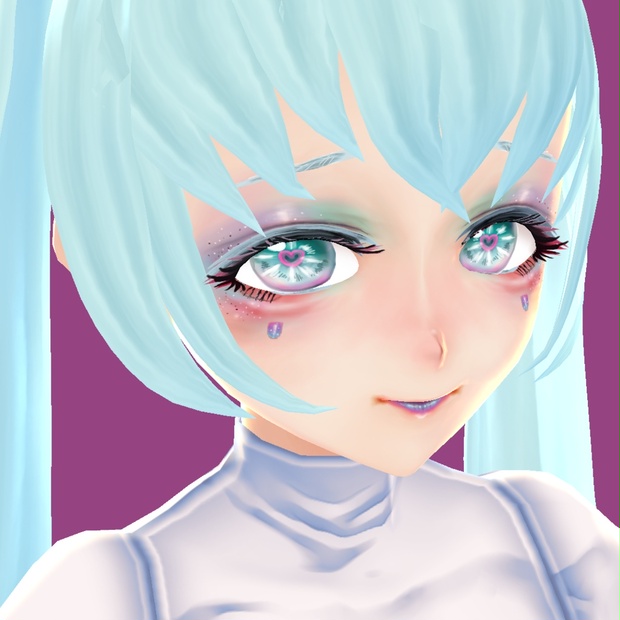 【VRoid】偏光風マーメイドメイクテクスチャ【無料】 - GoRaku - BOOTH