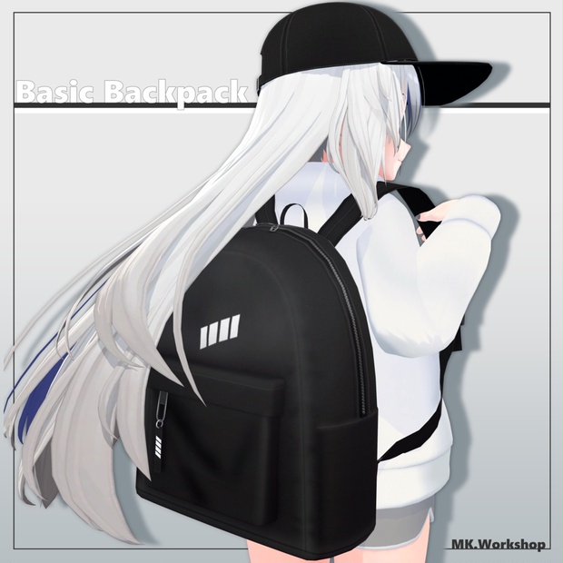 [汎用】Basic Canvas Backpack - MK.Workshop - BOOTH